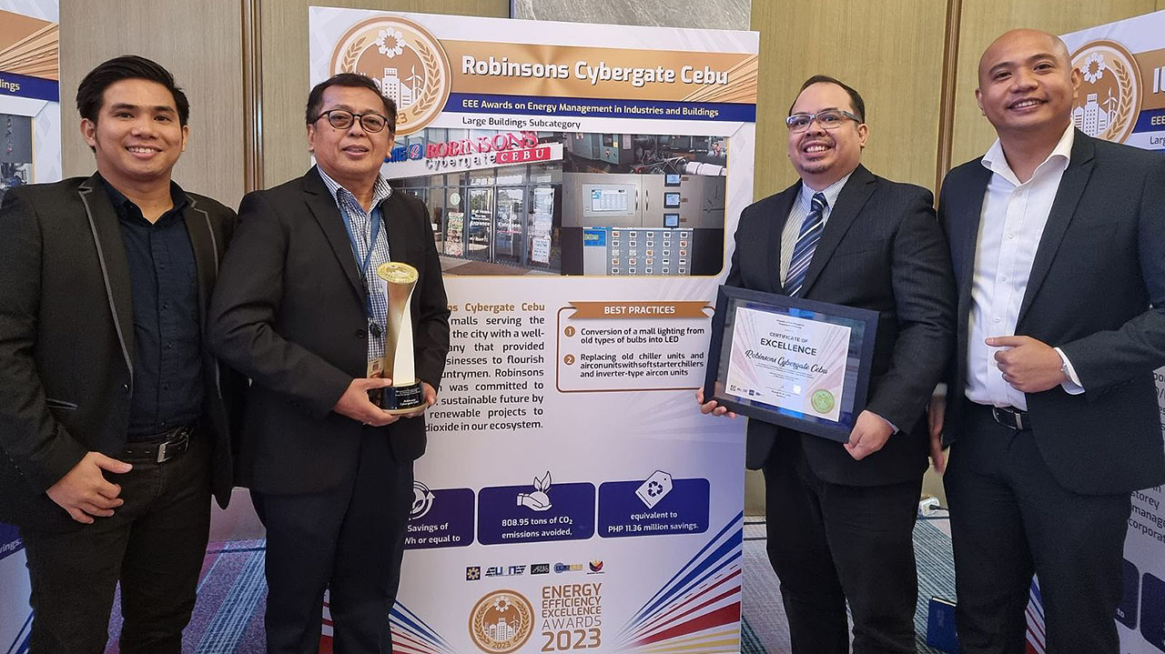 Robinsons Cybergate Cebu Honored at DOE’s 2023 Energy... – JG Summit ...